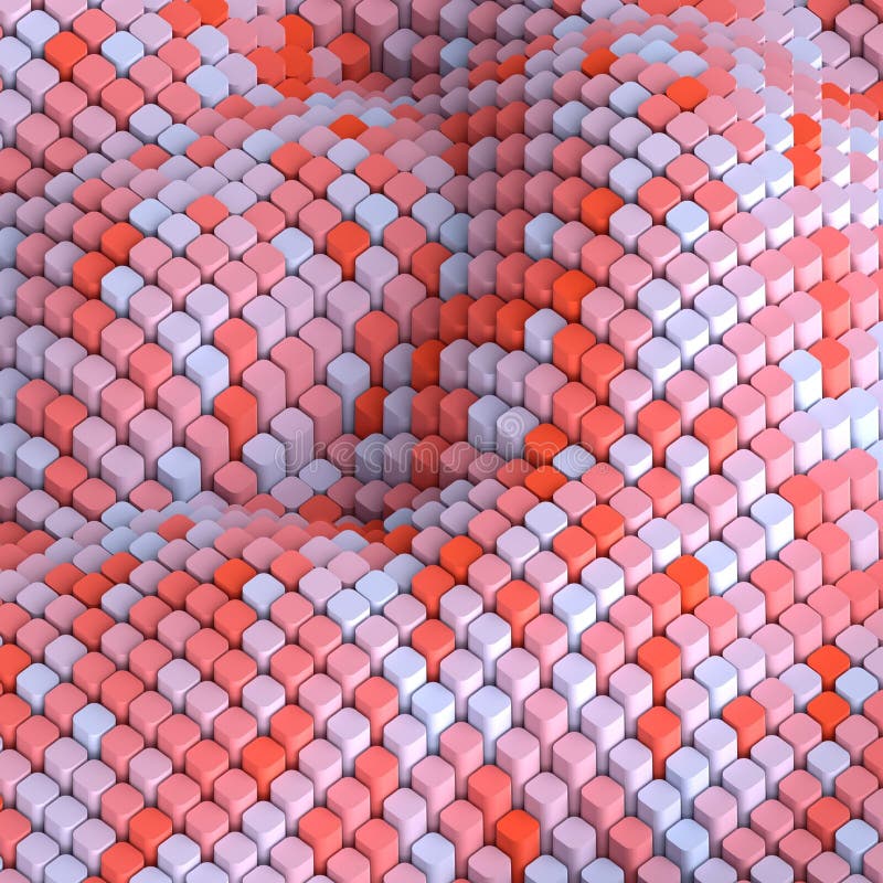 Illustration of Abstract 3D Background from Multi-colored Shapes, AI ...