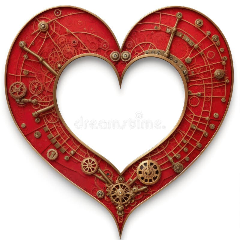 Illustration of Abstract Decorative Heart. Stock Illustration ...