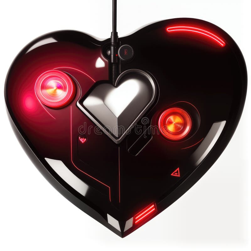 Illustration of Abstract Decorative Heart. Stock Illustration ...