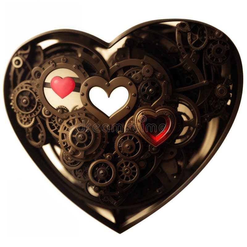 Illustration of Abstract Decorative Heart. Stock Illustration ...