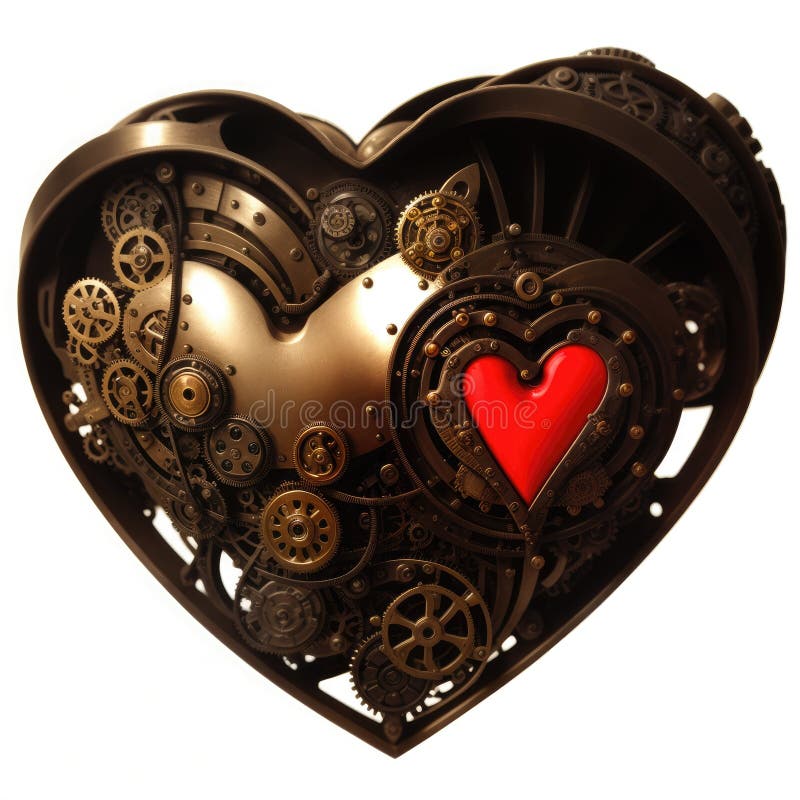 Illustration of Abstract Decorative Heart. Stock Illustration ...