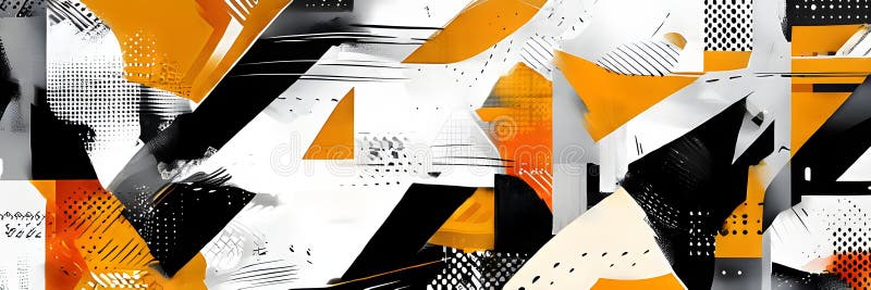 Illustration of an Abstract Easter Egg Design with Modern Geometric ...