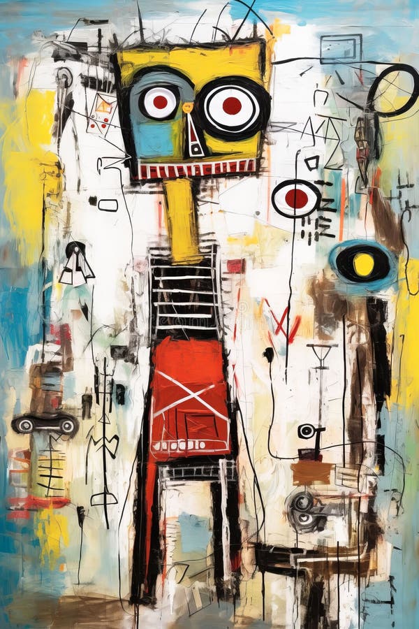 Illustration Abstract of Face and Portrait by Fine Art Style Created ...