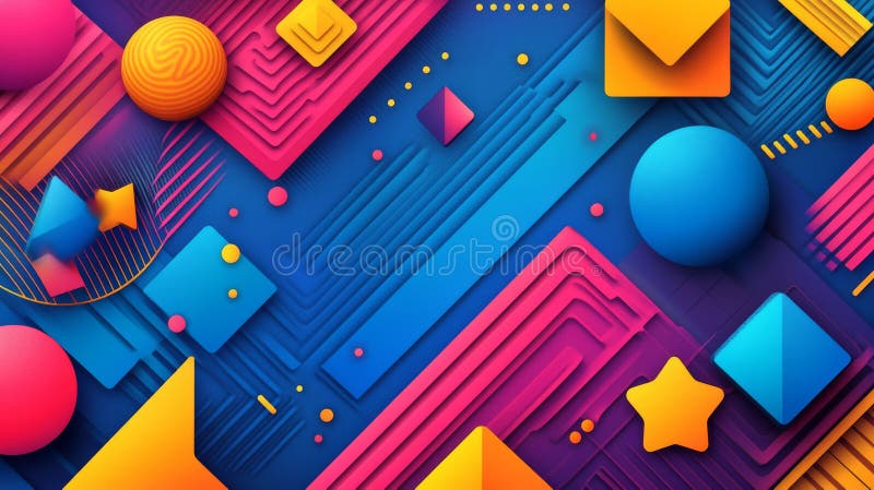 An Illustration of Abstract Fast Speed Lines Serves As a Background ...