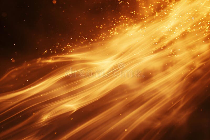 Abstract Fire Background with Some Smooth Lines in it (shallow DOF ...