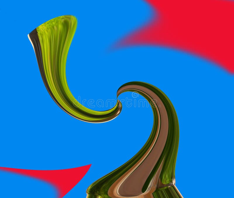 Illustration of Abstract Forms and Shapes with a Solid Stock ...