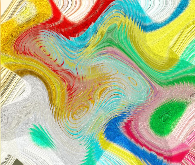 Illustration of Abstract Forms and Shapes with a Solid Stock ...