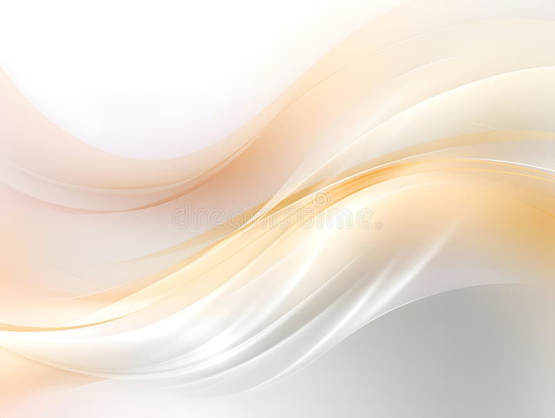 Illustration of Abstract Gold Wave Shape with Gradient Background ...