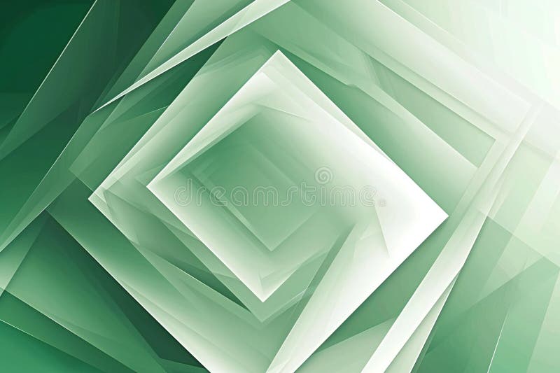 Abstract Green Background with Square and Triangle Pattern, Stock ...