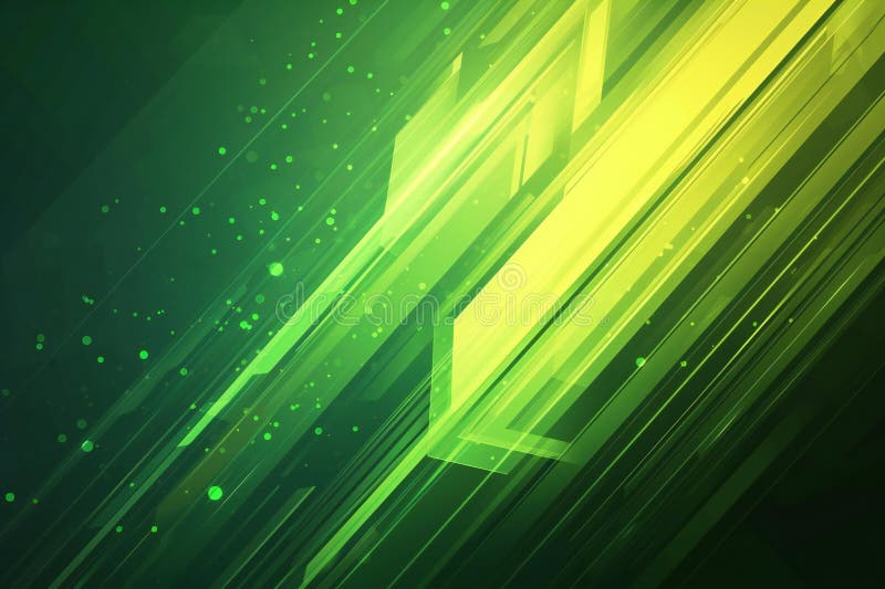 Abstract Green Technology Background Stock Illustration - Illustration ...