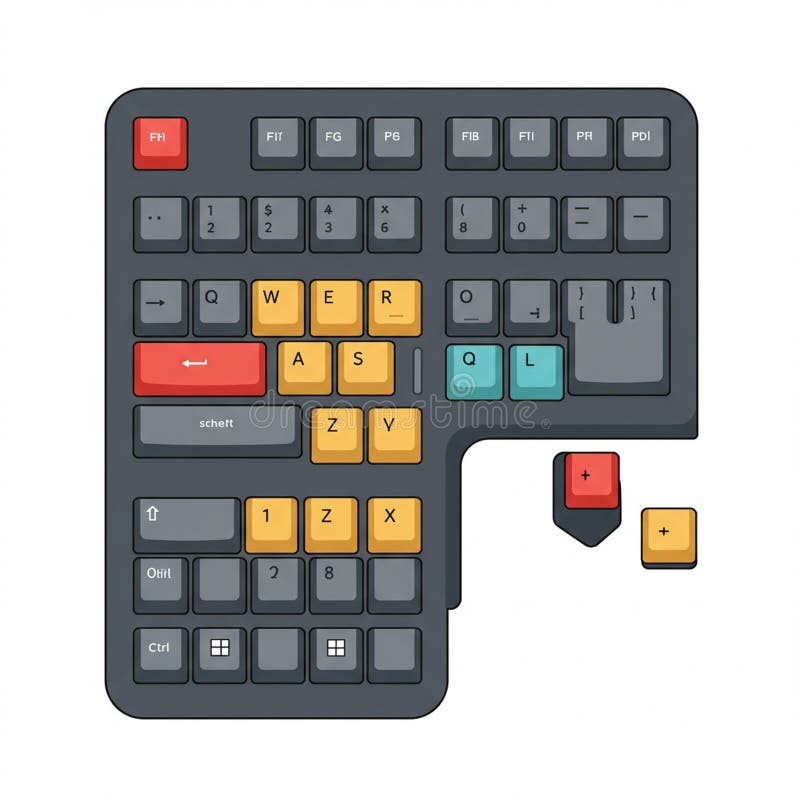 Abstract Keyboard Layout Stock Illustrations – 1,103 Abstract Keyboard ...