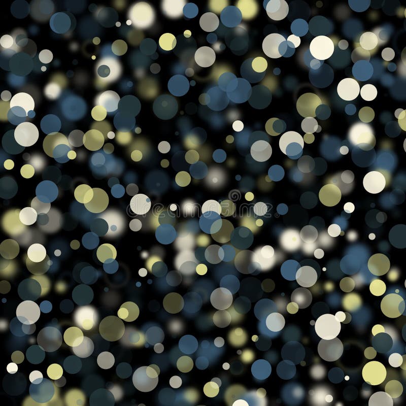 Illustration of an Abstract Light Dots and Blurred Circles Multicolored ...