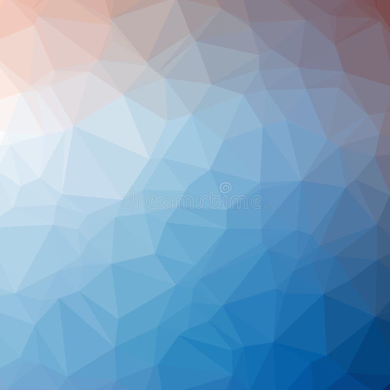 Illustration of Abstract Low Poly Blue and Purple Square Background ...