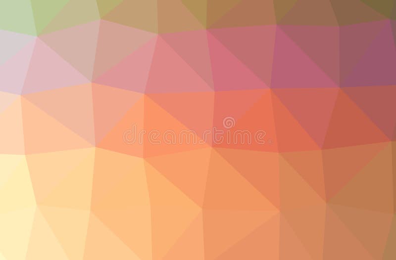 Illustration of Abstract Low Poly Orange Horizontal Background Stock ...