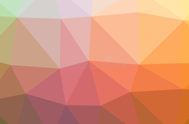 Illustration of Abstract Low Poly Orange Horizontal Background Stock ...