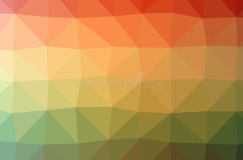 Illustration of Abstract Low Poly Orange Horizontal Background Stock ...