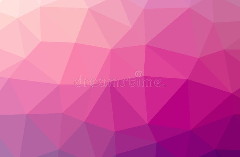 Illustration of Abstract Low Poly Pink Horizontal Background Stock ...