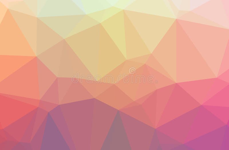 Illustration of Abstract Low Poly Red Horizontal Background. Stock ...