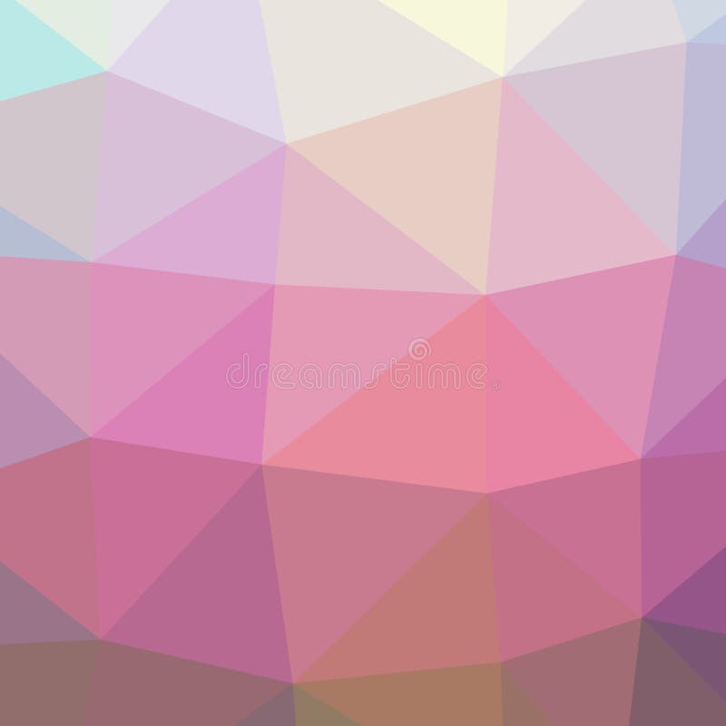 Illustration of Abstract Low Poly Red, Yellow and Blue Square ...