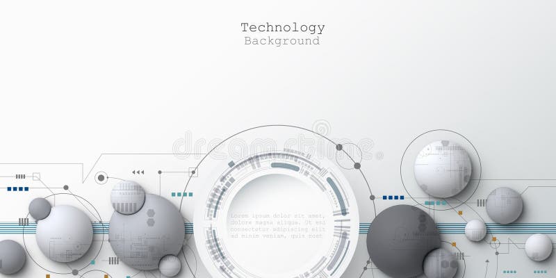 Illustration Abstract Modern Digital Futuristic, Engineering, Science ...