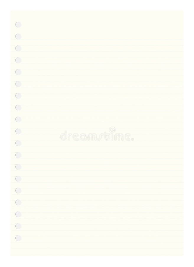 Illustration Abstract A4 Paper Lined Design. Cream Colored Paper Stock ...