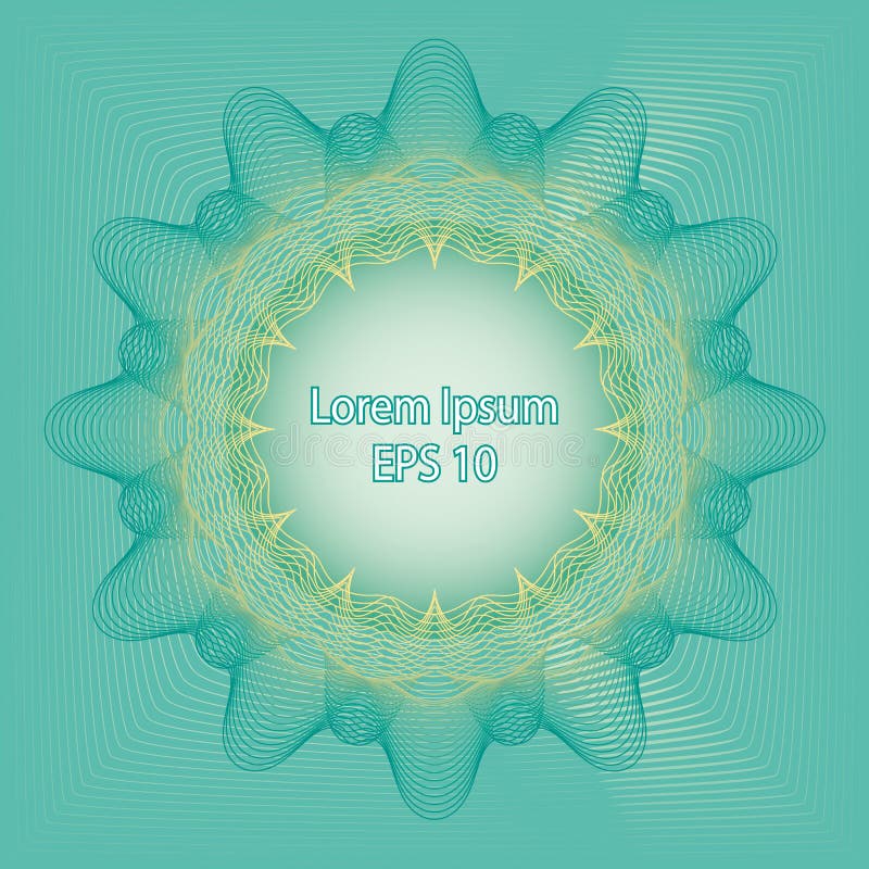 Illustration Abstract Pattern Guilloche Stock Illustration ...