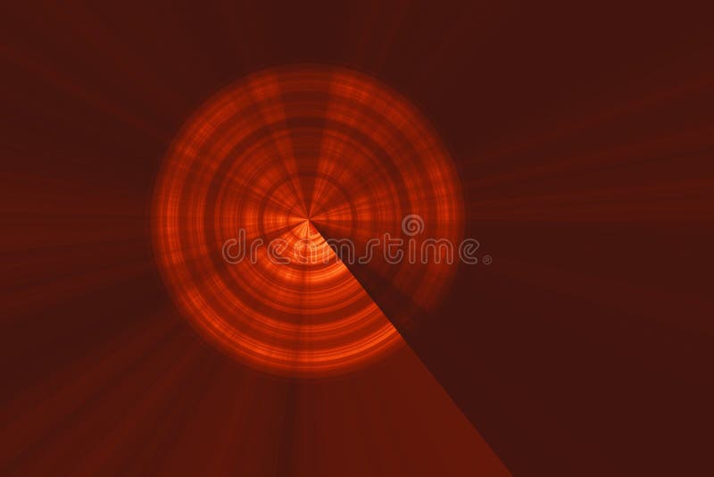 Illustration of an Abstract Red Circle Vibrating Lights Stock Photo ...