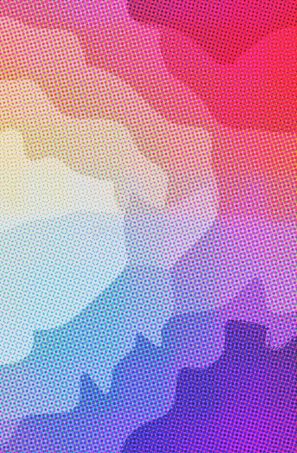 Illustration of Abstract Red, Yellow and Blue Dots Vertical Background ...