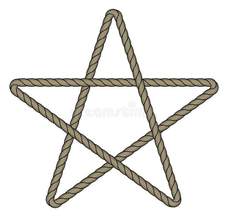 Pentagram stock vector. Illustration of star, abstract - 41638343