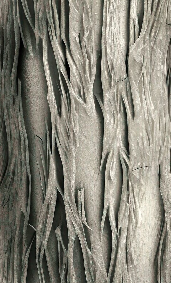 Abstract Gray Background with a Tree Bark Texture Stock Illustration ...