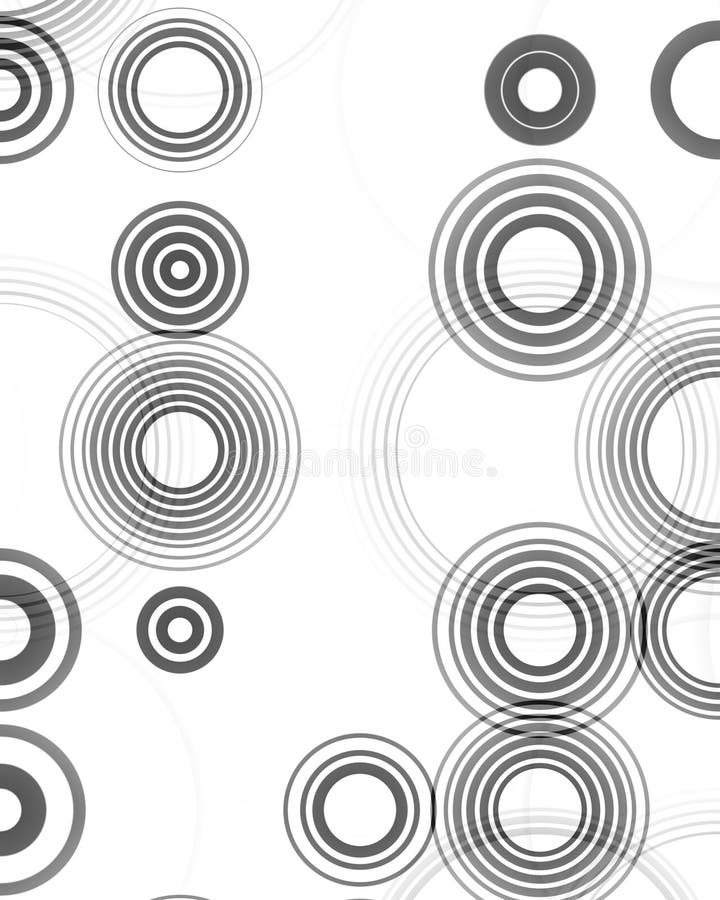 Illustration of an Abstract Seamless Rings Pattern Stock Illustration ...