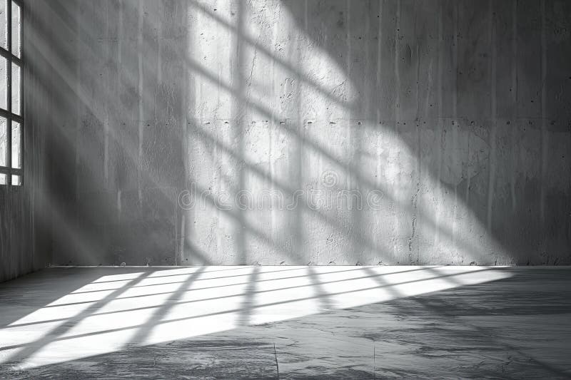 Illustration of Abstract Shadow of Prison Bars on a Concrete Wall ...