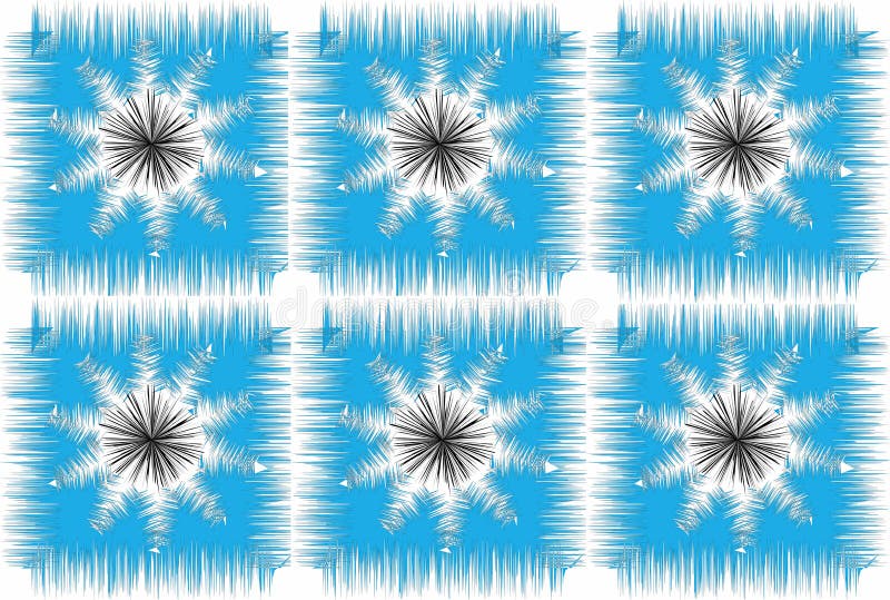 Illustration of an Abstract Snowflake Stock Illustration - Illustration ...