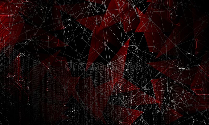 Illustration of Abstract Technology Background Concept Stock ...