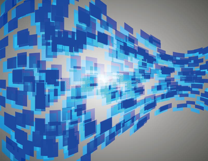 Illustration of Abstract Technology. Stock Illustration - Illustration ...