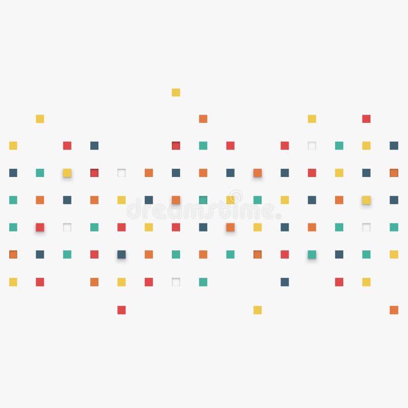 Illustration of Abstract Texture with Squares Stock Vector ...