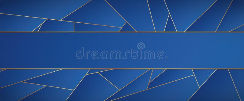 Illustration of Abstract Vector Background with Gold Lines and Blue ... Illustration of Abstract Vector Background with Gold Lines and Blue ...