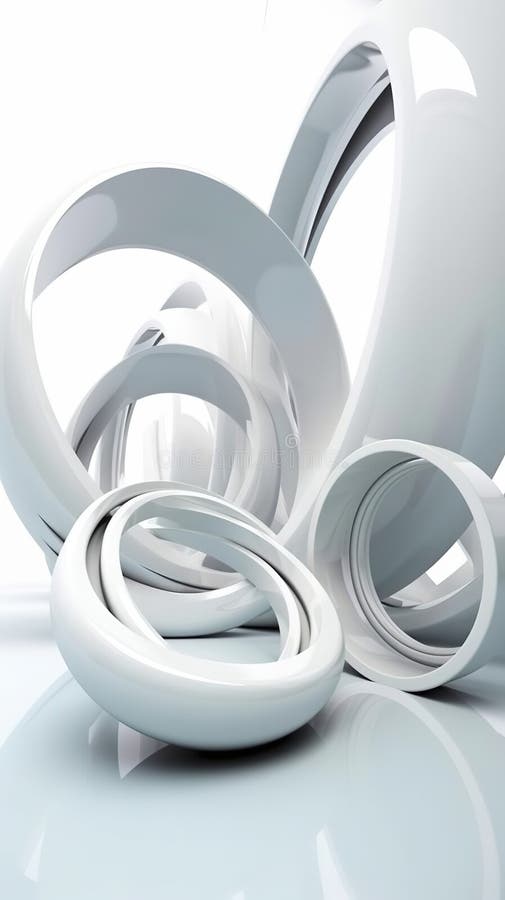 Illustration of Abstract White Background Manipulation Stock ...