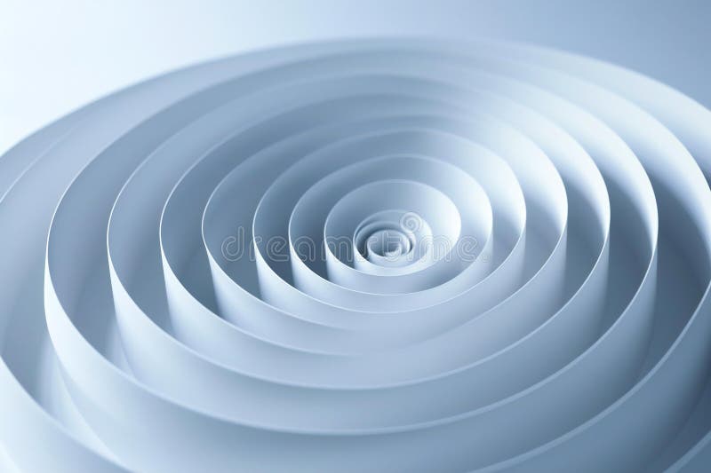 Abstract White Spiral Background Stock Illustration - Illustration of ...