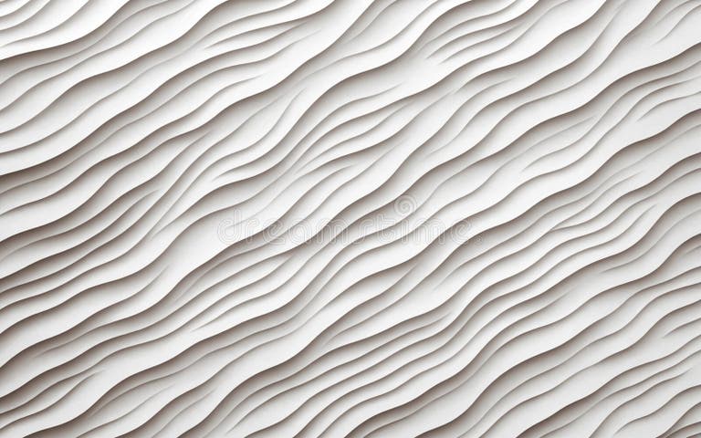 Illustration Abstract White Abstract Wave Pattern with Flowing Layered ...