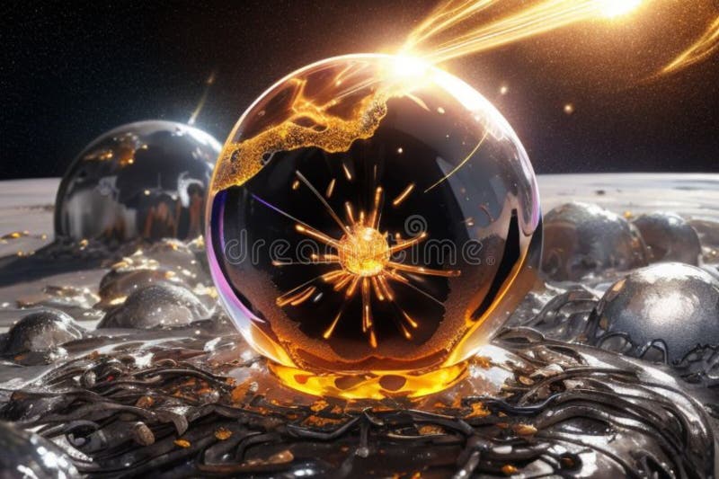 Illustration Abstraction of Flowing Materials of Different Colors and a ...