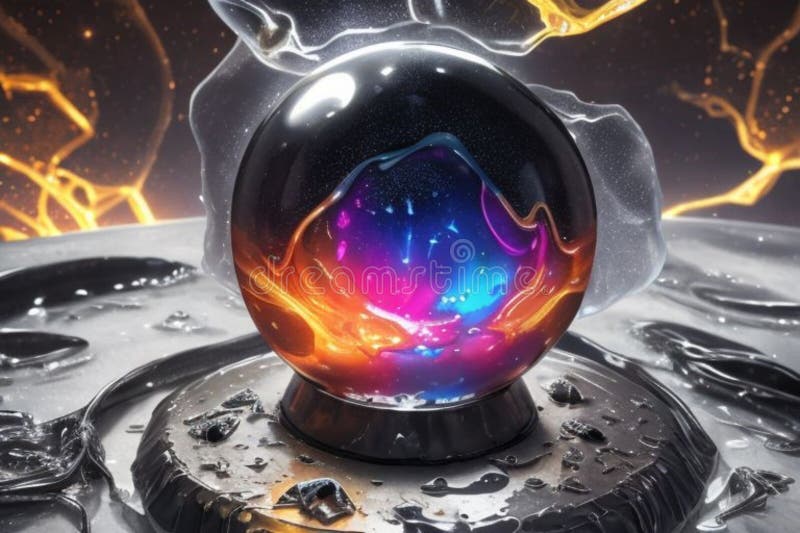 Illustration Abstraction of Flowing Materials of Different Colors and a ...