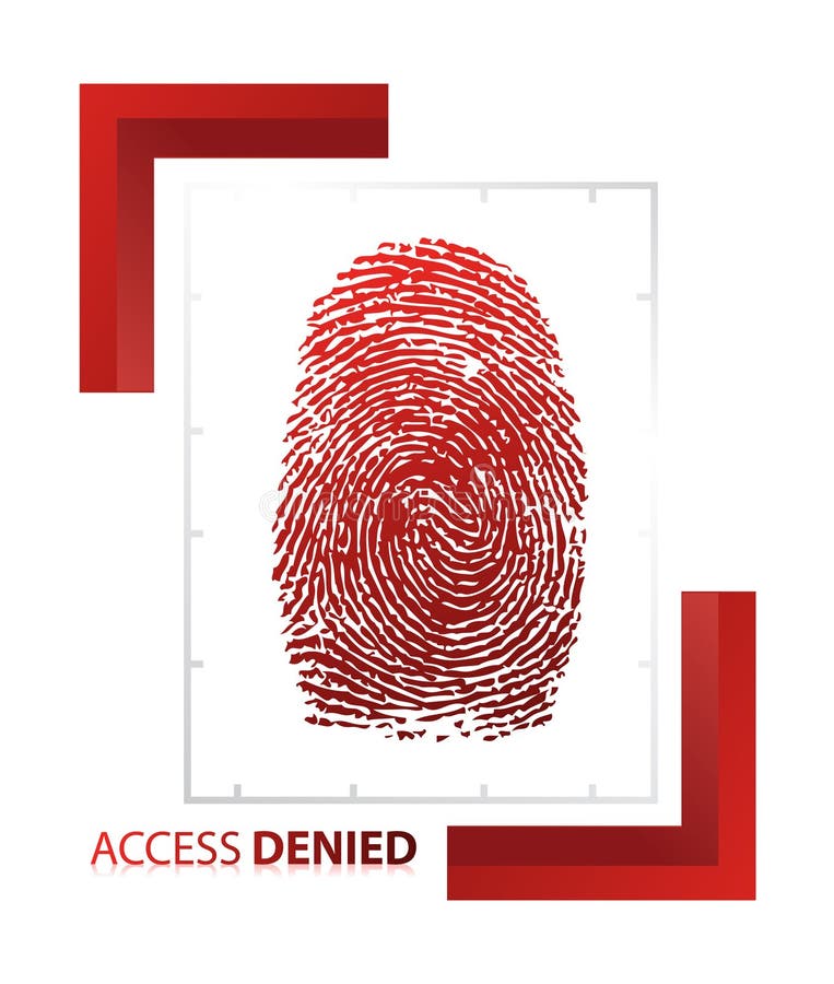 Access Denied stock vector. Illustration of electronic - 24907022