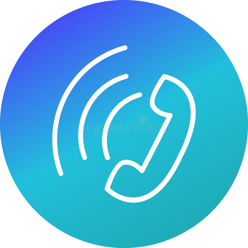 Illustration Active Call Icon for Personal and Commercial Use. Stock ...