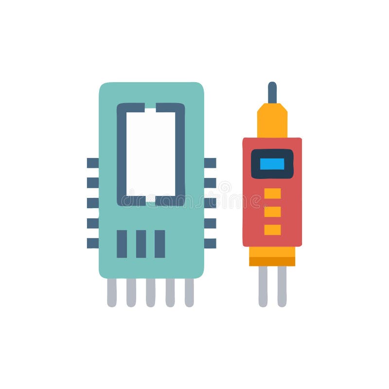 Integrated Circuit Microchip CPU Ai Smart Chip Logo Design Template for ...