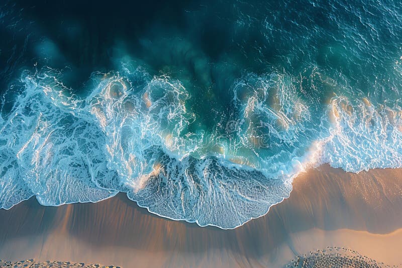 An Aerial Shot of the Beach in the Sun, High Quality, High Resolution ...
