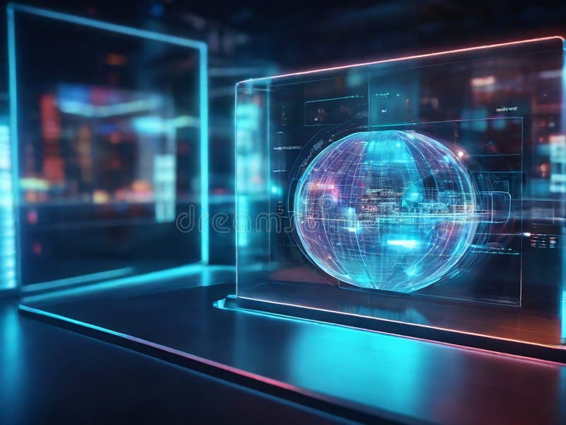 Illustration of AI Design in the Future Stock Illustration ...