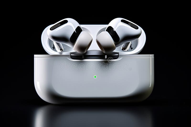Illustration Airpods Pro 2g Background Generative Ai Stock Photos ...