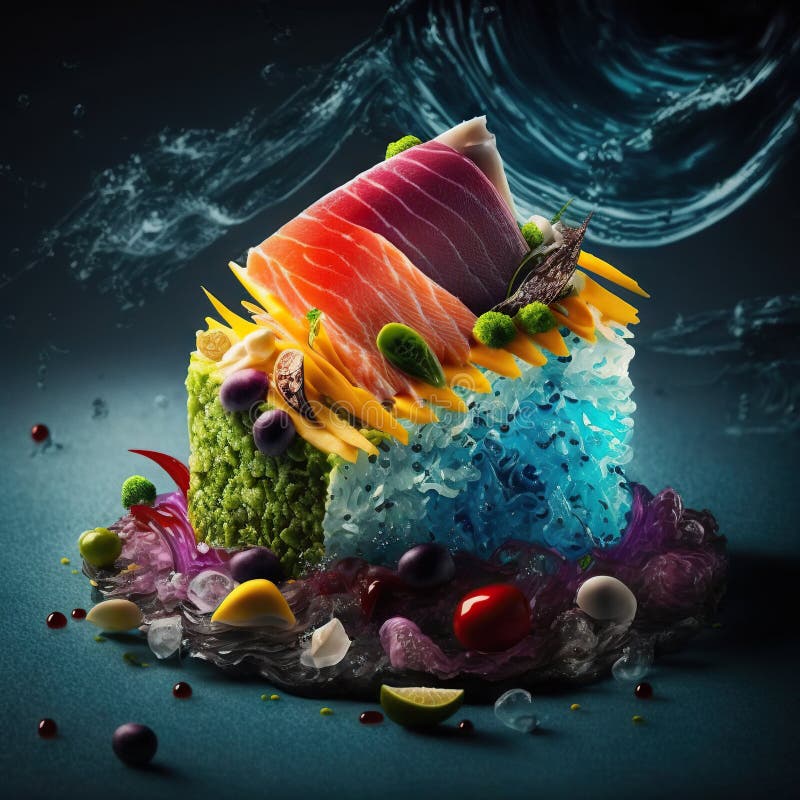 Illustration of the Alien Food Stock Illustration - Illustration of ...