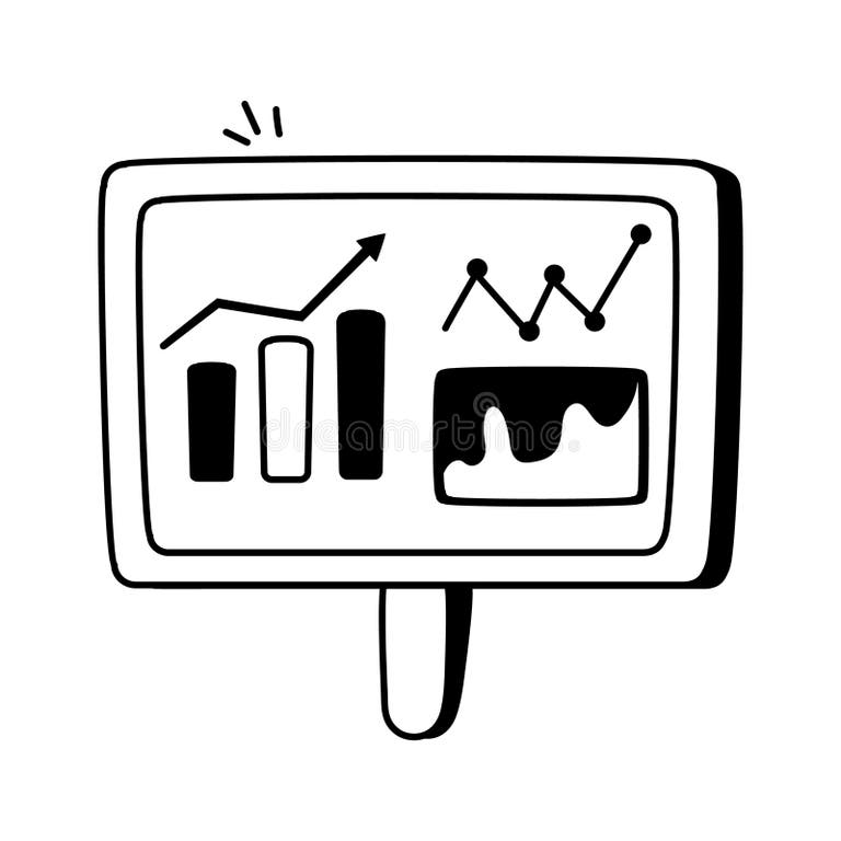 Illustration of an Analytics Dashboard for Tracking Metrics and ...